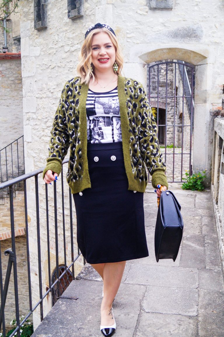 The Leopard Print Cardigan - casual office style... - Fashion and ...