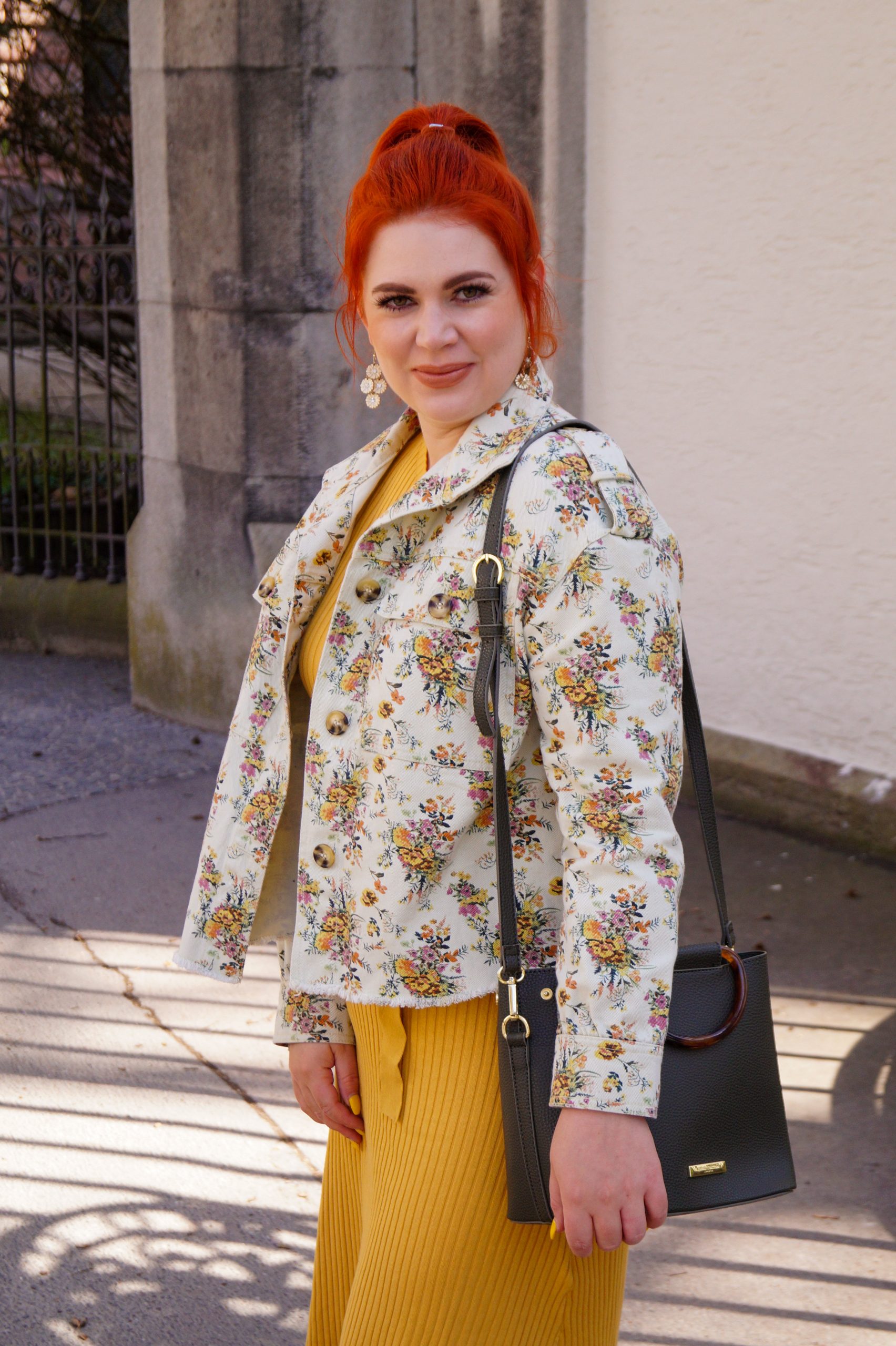 Flower Print Denim Jacket... - Fashion and Lifestyle by Madame Schischi