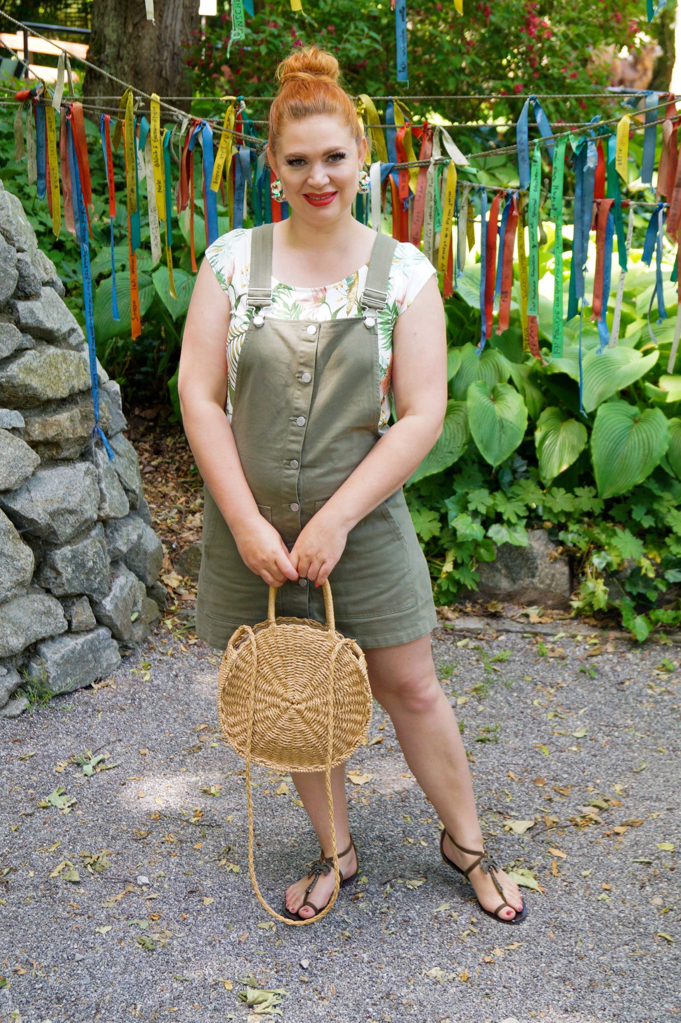 31 Dresses of Summer - the olive green pinafore dress... - Madame Schischi