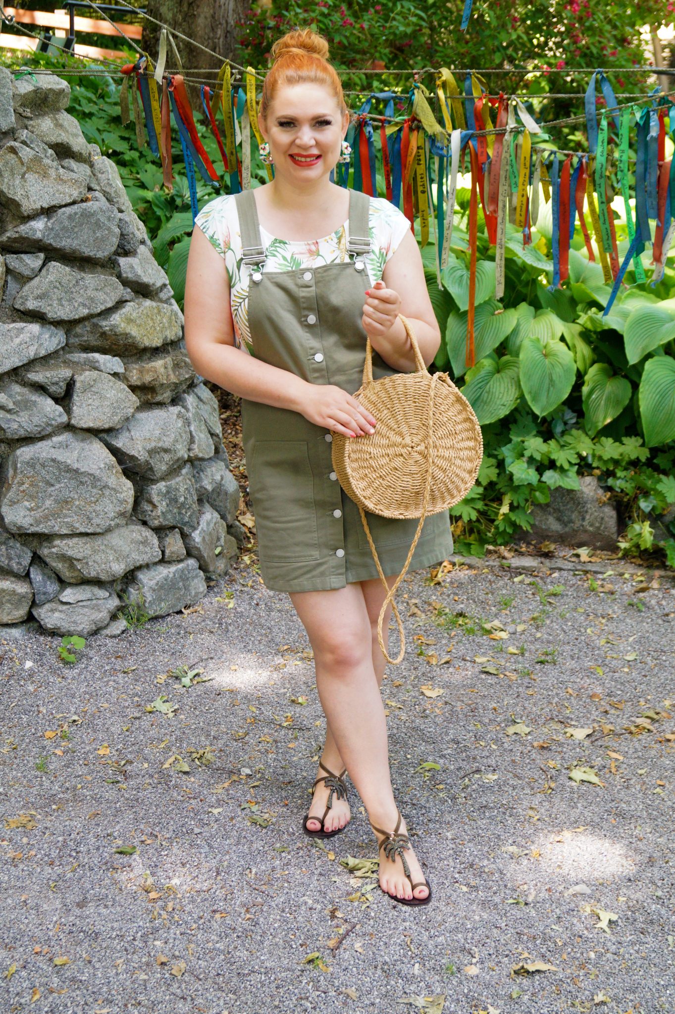31 Dresses of Summer - the olive green pinafore dress... - Madame Schischi