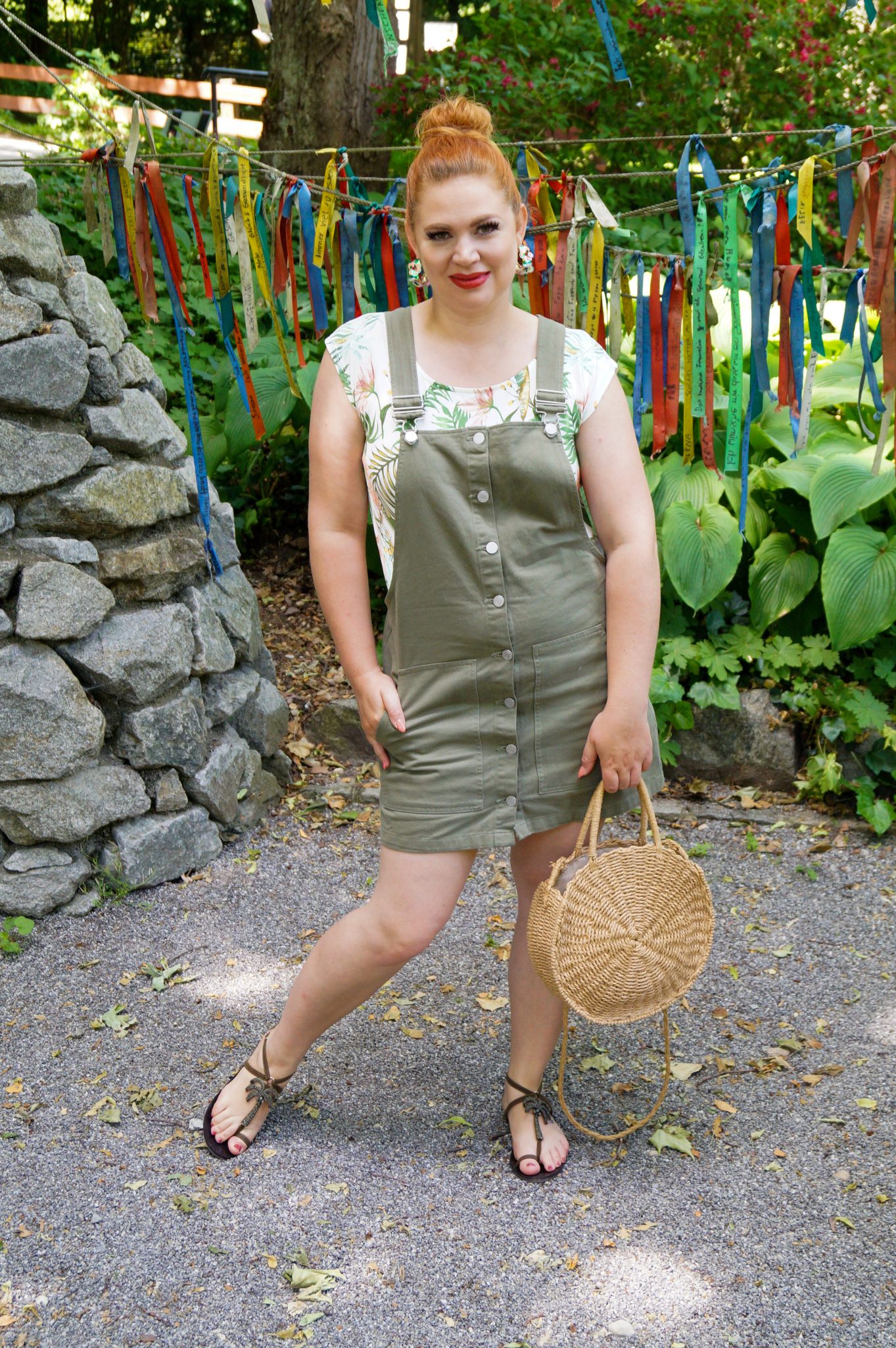 31 Dresses of Summer - the olive green pinafore dress... - Madame Schischi